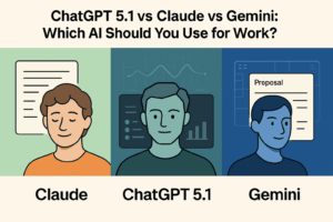 ChatGPT 5.1 vs Claude vs Gemini: Best AI for Work in 2025